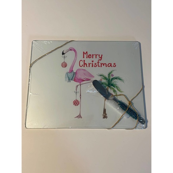 Holiday | New Flamingo Cheese Cutting Holiday Board | Poshmark